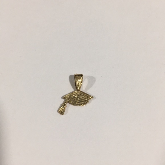 Jewelry | 14k Yellow Gold Graduation Hat Charm | Poshmark